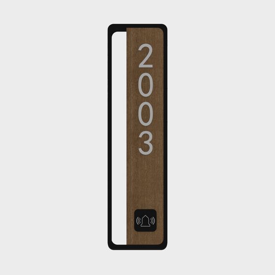 Minimalist House Number 3D model for Modern Design