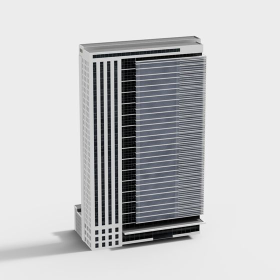 Urban Light Skyscraper 3D model