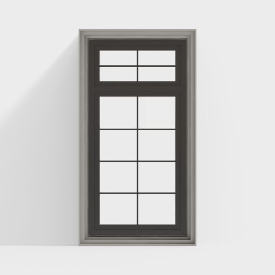 Contemporary Low-Poly Window 3D model