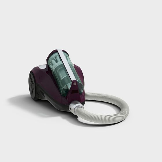 Stylish Low-Poly Vacuum Cleaner 3D model