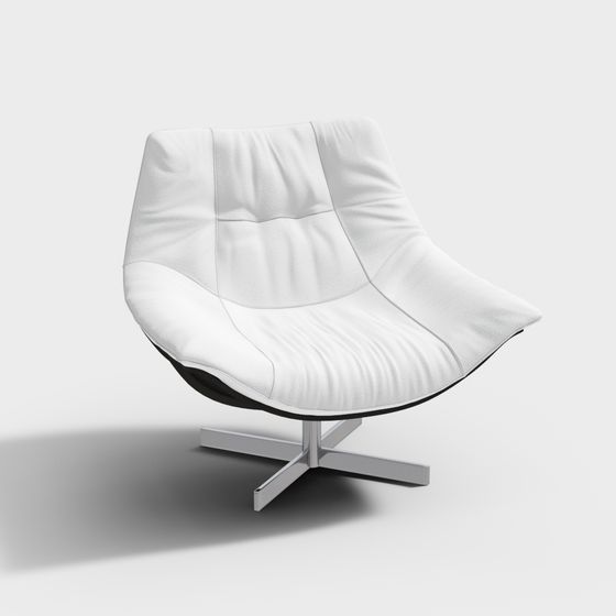Streamlined Sofa 3D model for Modern Design