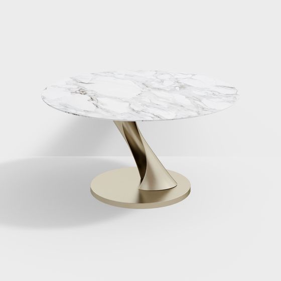 Elegant Round Table 3D model
