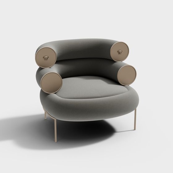 Curve Comfort 3D model Chair Design