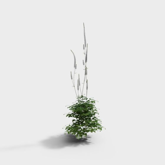 Wild Grass Sprite 3D Model – Low Poly Nature Element