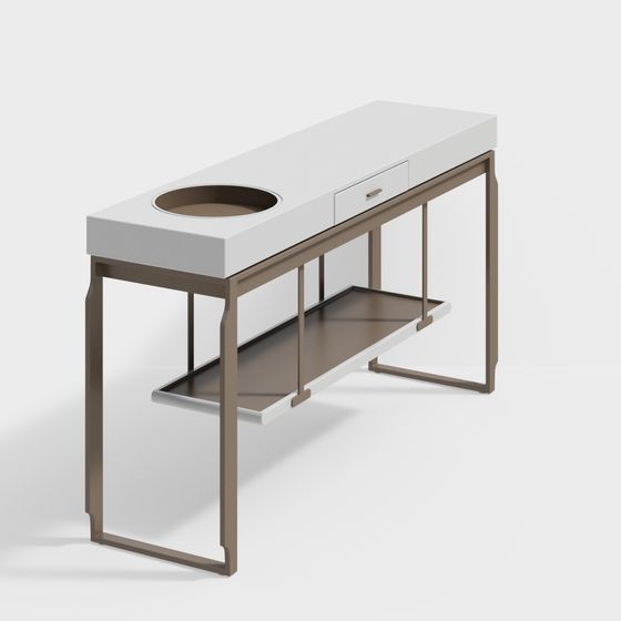 Urban Elegance Console Table 3D model