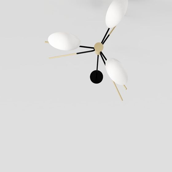 Modern Minimalist Pendant Light 3D model