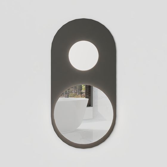 Oval Reflection Low-Poly 3D model