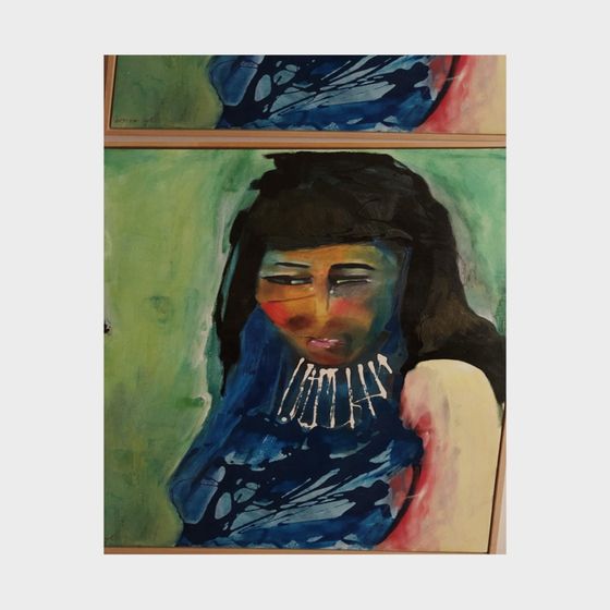 Abstract Female Portrait 3D model for Creative Projects