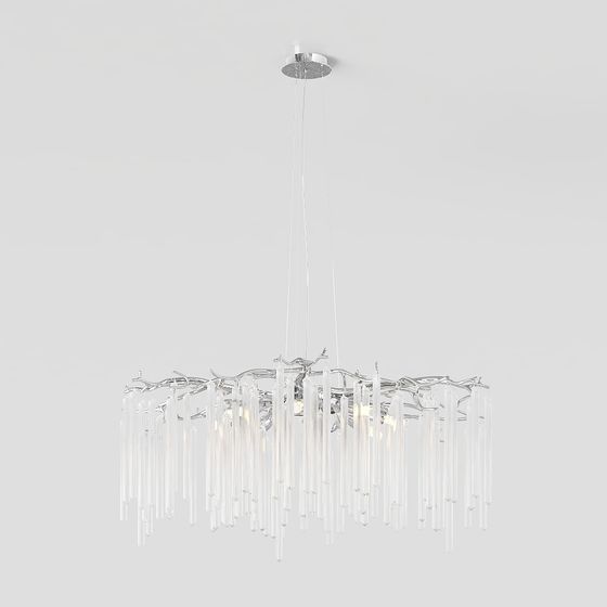 Crystal Rain Chandelier 3D model