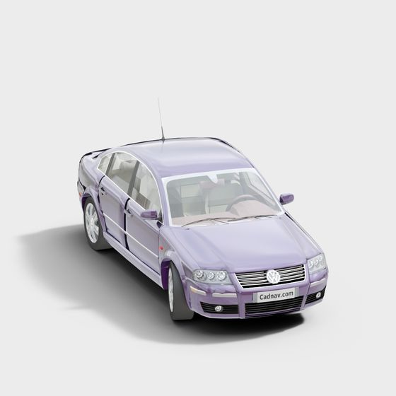 Elegant Bora Car 3D Model for Creative Projects