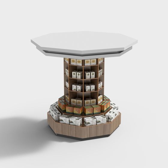 Hexagonal Display Stand 3D Model
