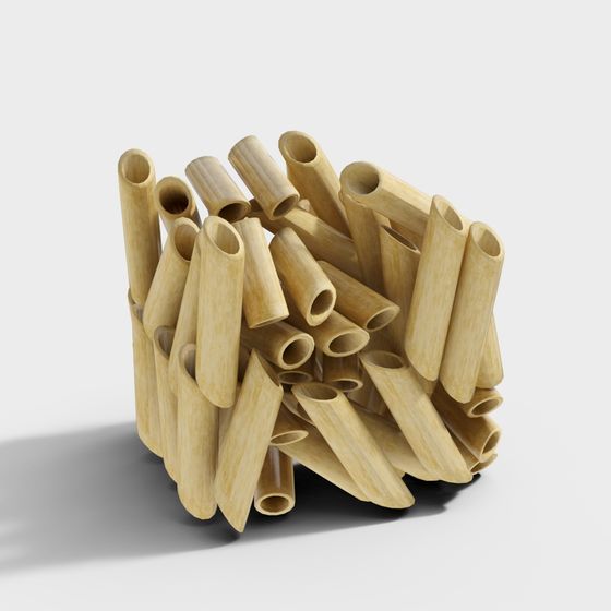 Bamboo Tube Weaving 3D model