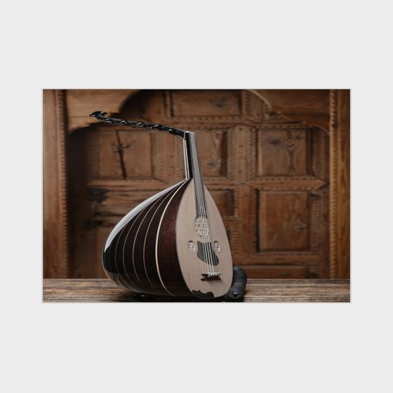 Traditional Oud 3D model for Cultural Projects
