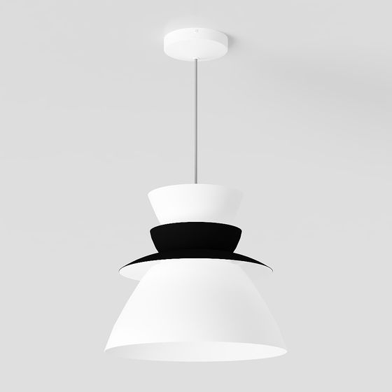 Black Sundowner Pendant Light 3D Model – Free Resource