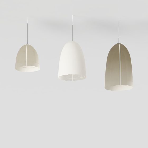 Cloud Shadow Pendant Light 3D Model – Minimalist Lighting