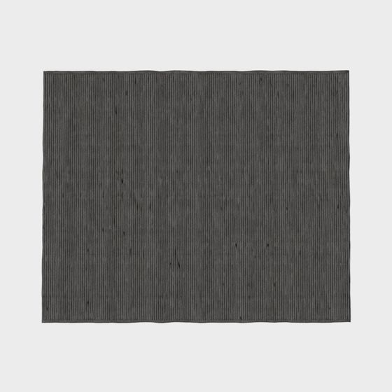 Striped Wood Plank 3D model