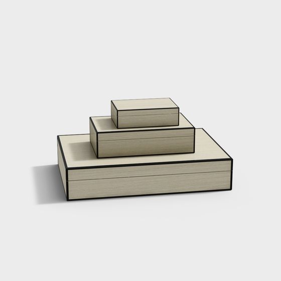 Minimalist Step Box 3D model