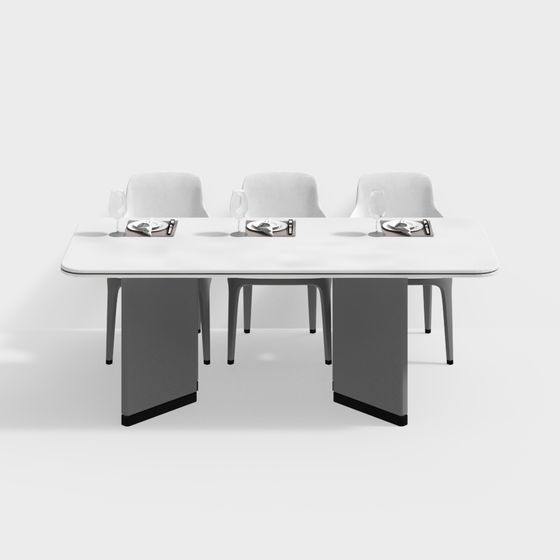Urban Dining Table 3D model