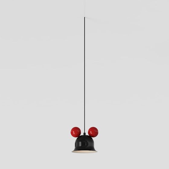 Double Sphere Pendant Light 3D Model – Modern Minimalist Lighting