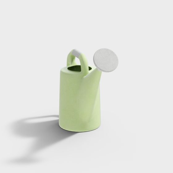 Low-Poly Garden Watering Can 3D Model