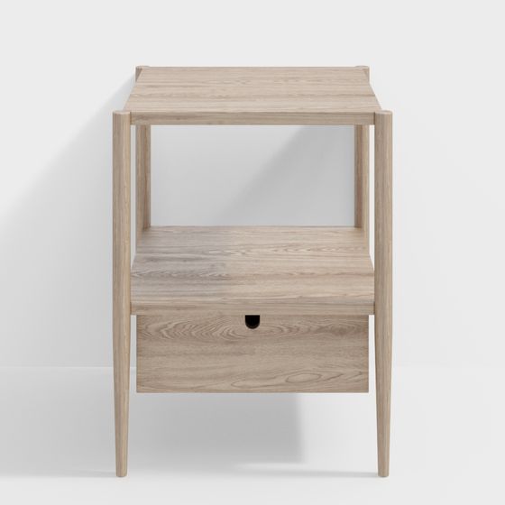 Urban Elegance Bedside Table 3D model