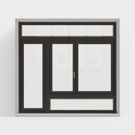 Modern Low-Poly Window 3D model