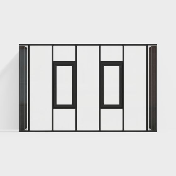 Urban Window 3D Model for Modern Designs