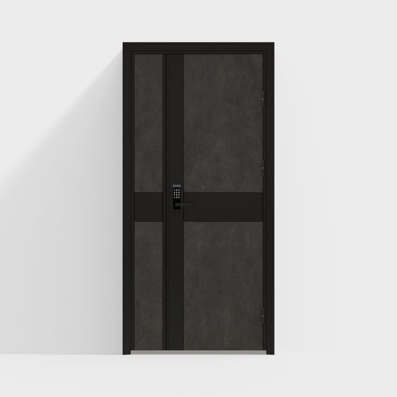 Urban Gate 3D model - Modern Low-Poly Design