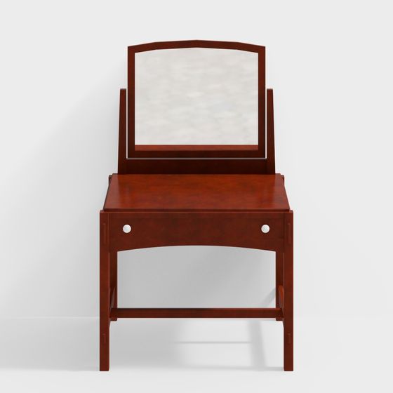 Refined Dressing Table 3D model for Contemporary Spaces