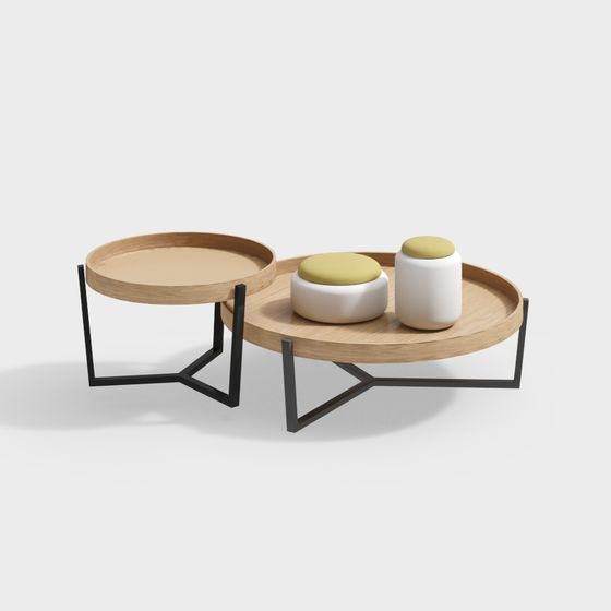 Urban Harmony Coffee Table 3D model for Modern Spaces