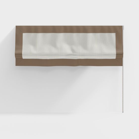 Elegant Roman Shade 3D model for Contemporary Spaces