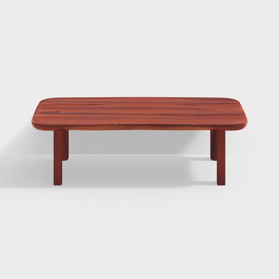 Unique Low-Poly Coffee Table 3D model