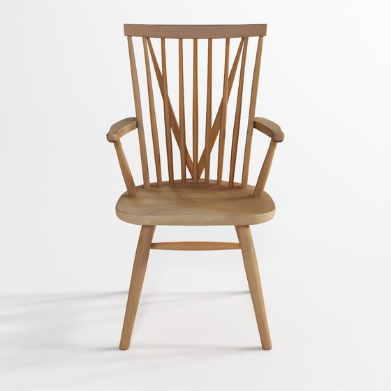 Windsor Chair Mid-Century Modern 3D model