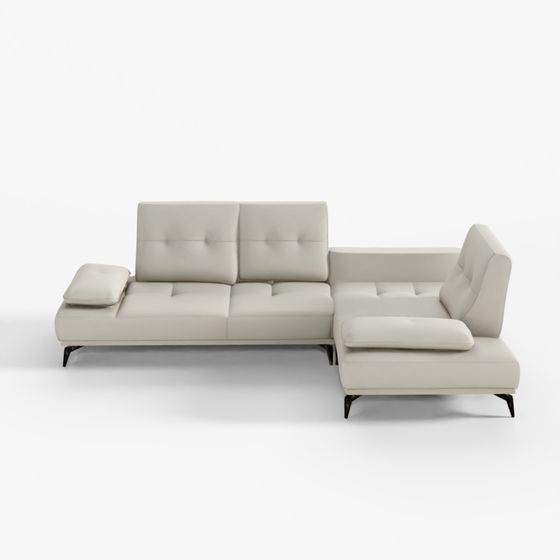 Divano angolare funzionale in pelle piena lusso per 4 persone Jakomo Rafa Swing